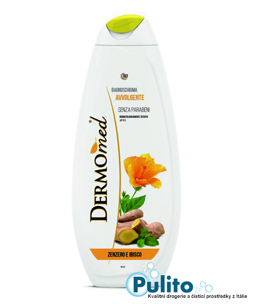 Dermomed Zenzero e Ibisco sprchový gel/koupelová pěna 750ml