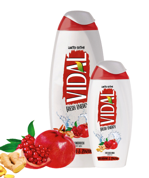 Vidal Fresh Energy Melograno e Zenzero sprchový gel 250 ml
