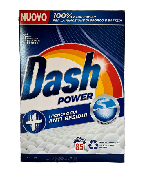 Dash Power Tecnologia Anti-Residui prací prášek 51 kg 85 pracích dávek